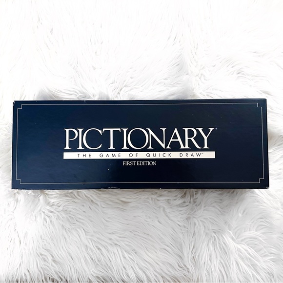 Games | Vintage 8s 1985 First Edition Pictionary Game | Poshmark